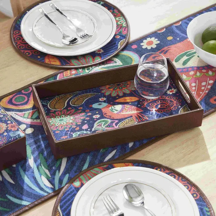 Buy Mona B Oasis Serving Trays | Made From Recycled Polyester | Large