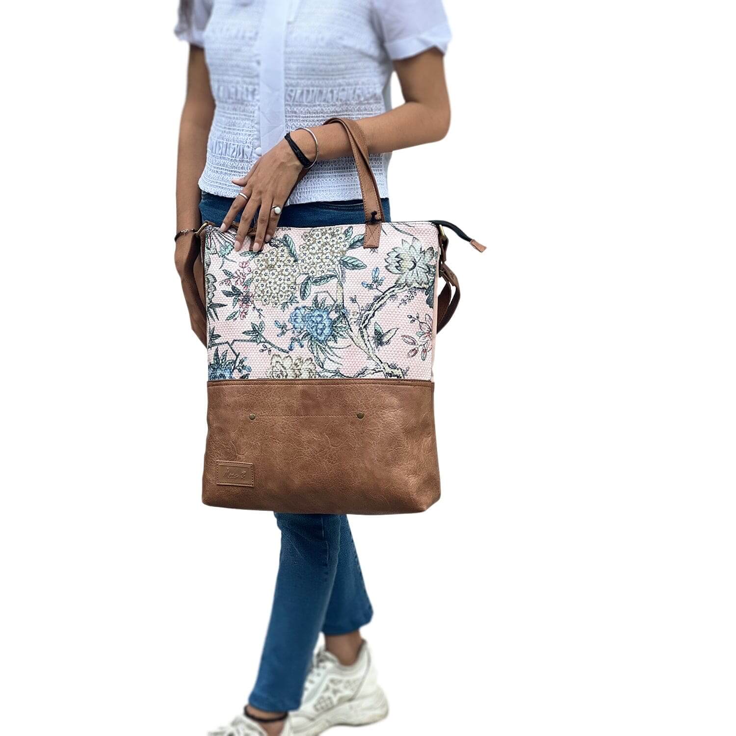 Mona B Canvas Large Vintage Handbag, Shoulder Bag, Zipper Tote Bag for ...